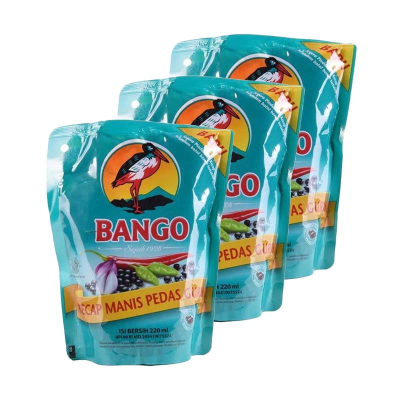 Jual Bango Kecap Manis Pedas Pouch [220 ml x 3 pcs] di Seller Vimart ...