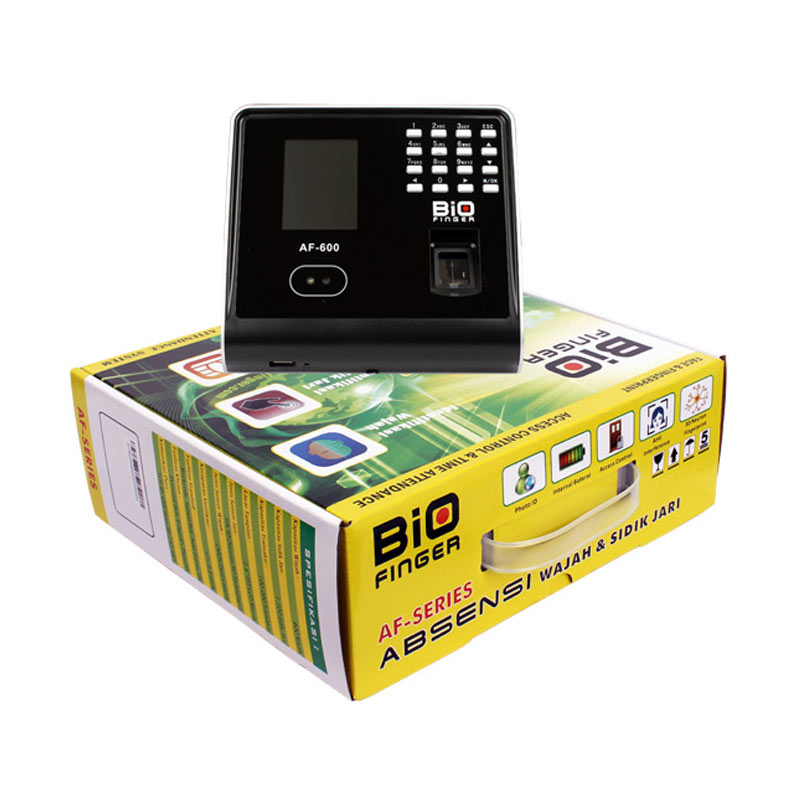 Jual Bio Finger Af-600 Face Id & Finger Absensi Wajah Dan Jari [3d ...