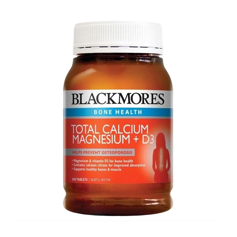 Jual Blackmores Total Calcium & Magnesium + D3 Suplemen Kesehatan [200 ...