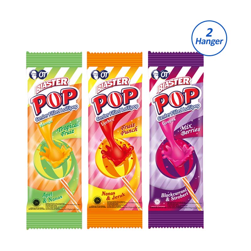 Jual Blaster Pop Fruitful Permen [2 Hanger] di Seller OT Store - Batu ...