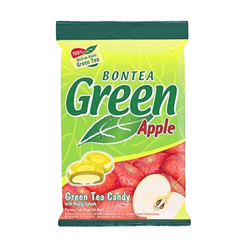 Jual Bontea Green Tea Candy Permen Apel [6 Pack] di Seller Dede ...