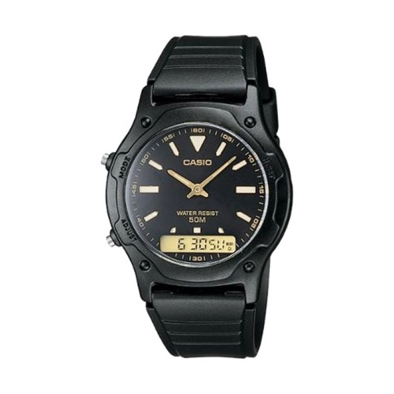 Promo Casio Man Combination AW-49HE-1AVUDF Jam Tangan Pria - - Diskon ...