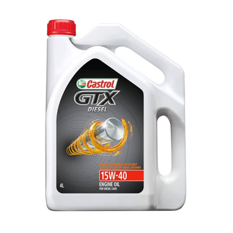 Jual Castrol Gtx Diesel Sae 15w-40 Api Ch4 Oli Pelumas [4 L] Di Seller ...