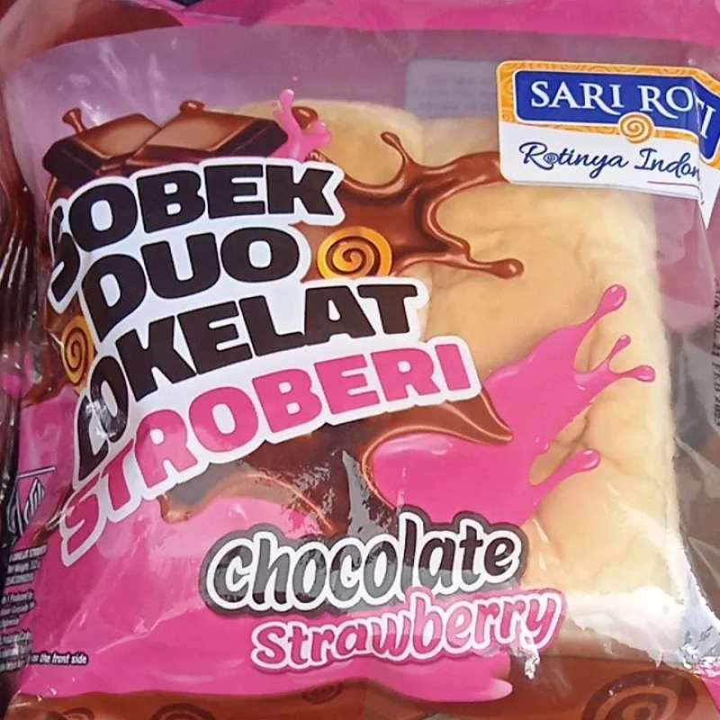 Jual Sari Roti Duo Sobek Cokelat Strawberry Di Seller Sari Roti Medan ...
