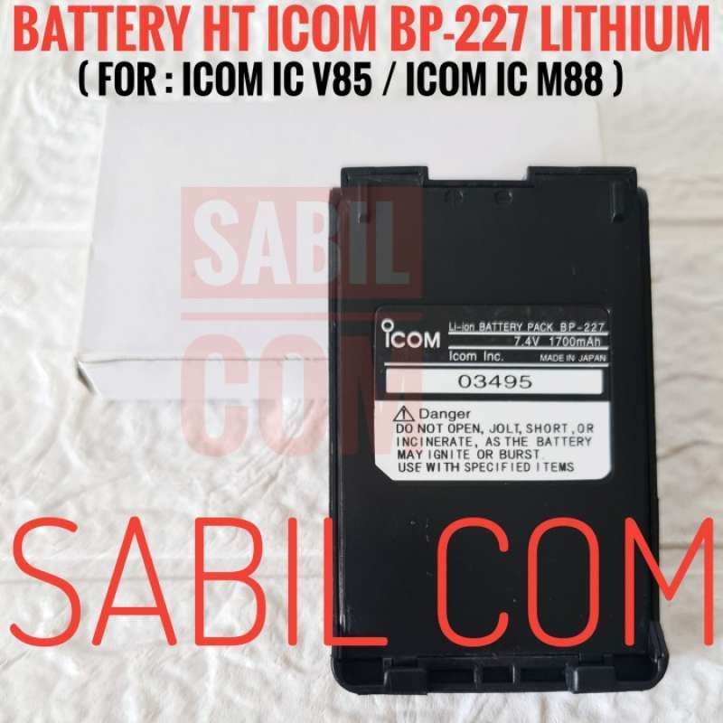 Promo BATRE HT ICOM V85 LITHIUM - BATTERY HT ICOM IC V85 BP 227 LITHIUM ...