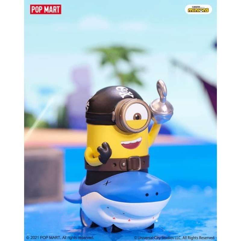 Promo Pop Mart Minions Rides Shark Stuart - MISP Diskon 23% di Seller ...