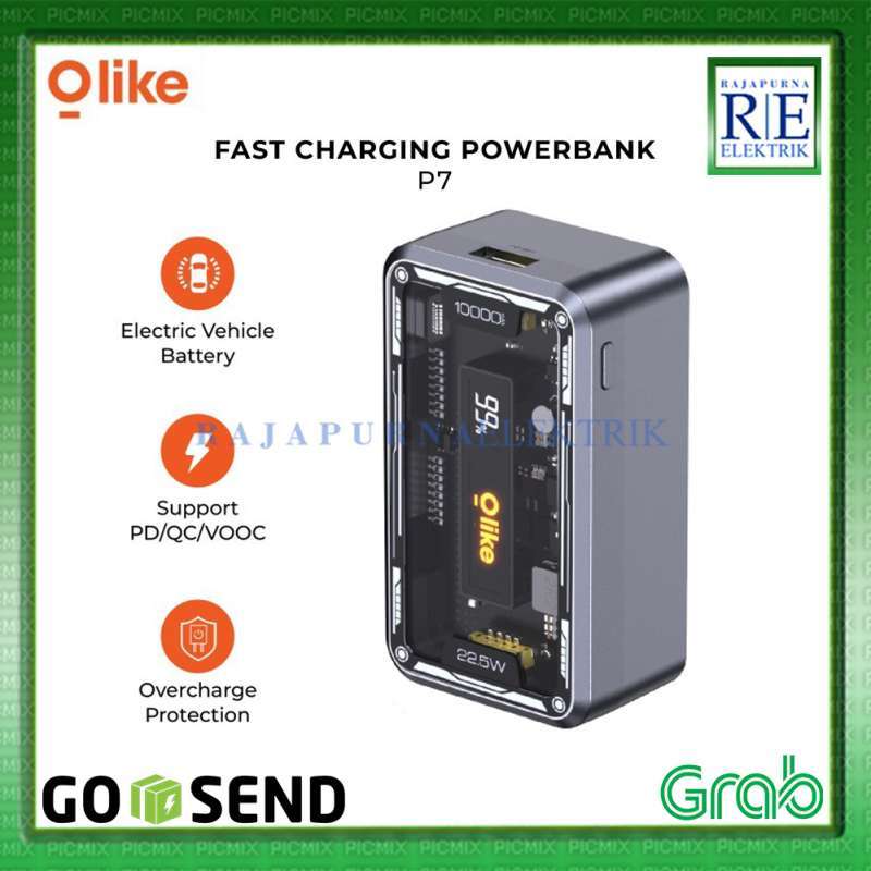 Promo Olike P7 Powerbank 10000mAh Fast Charging LED Battery Display ...