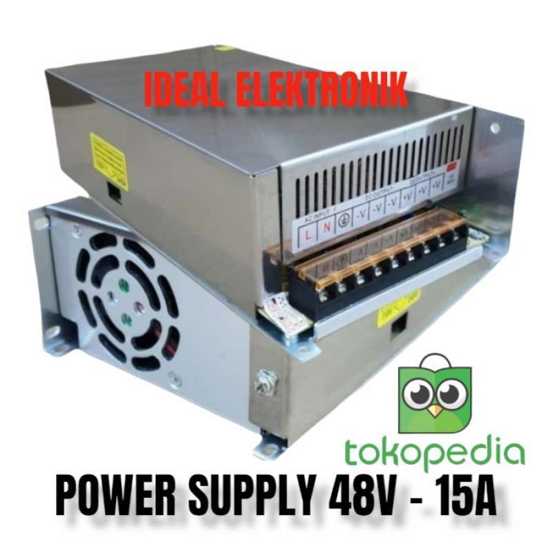 Promo Switching Power Supply PSU 48V 15A High Quality 48 Volt 15 Ampere ...