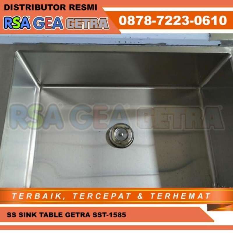 Promo Getra Sink Table Sst-1585 Stainless Meja Wastafel Sst 1585 Diskon ...