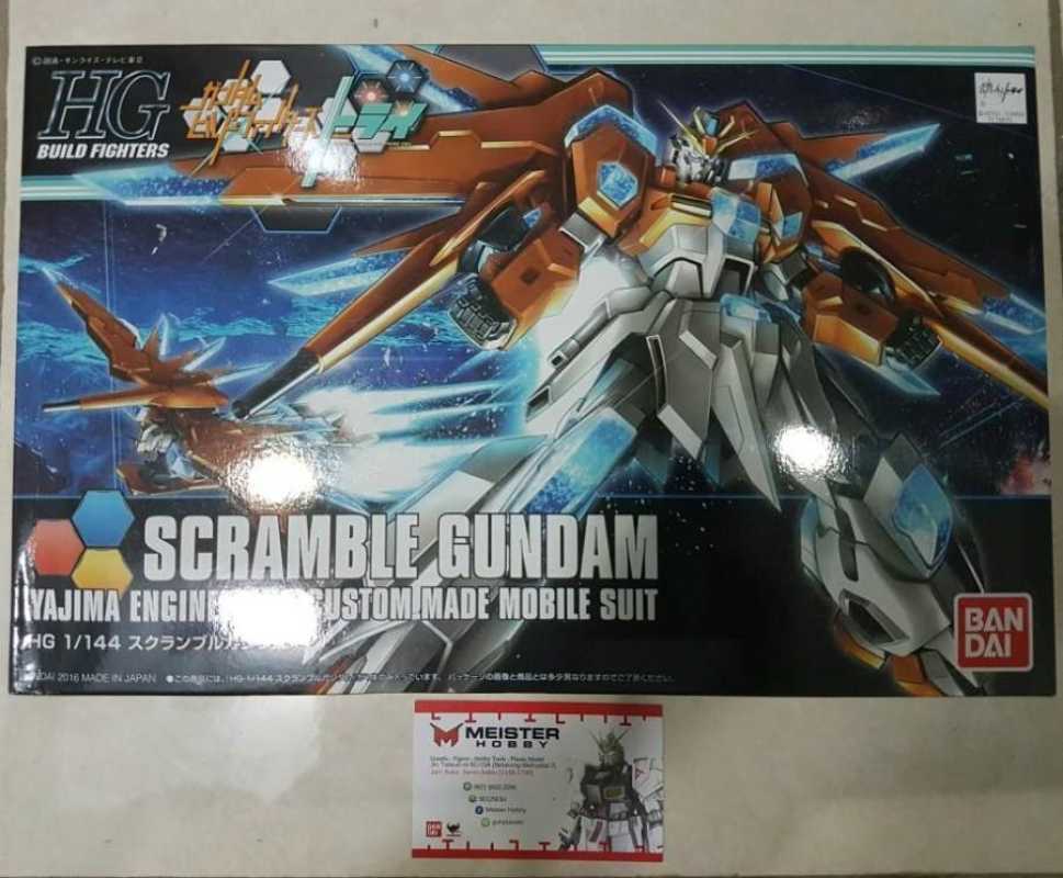 Jual BANDAI HG HGBF 1/144 Scramble Gundam di Seller Meister Hobby Garage - Perintis, Kota Medan ...