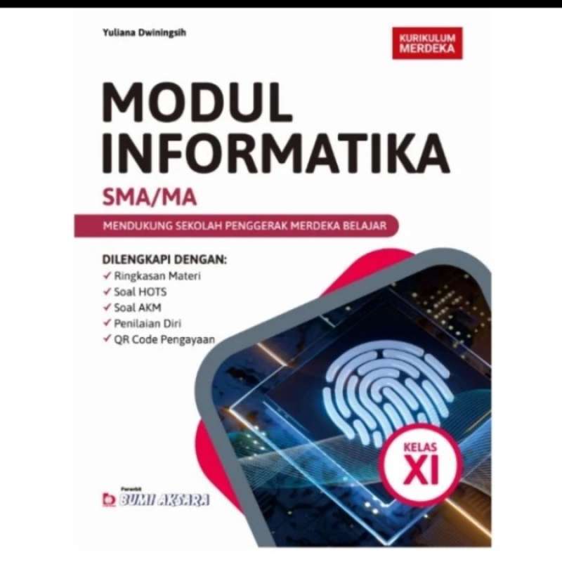 Promo BUKU MODUL INFORMATIKA UNTUK SMA MA KELAS XI KURIKULUM MERDEKA ...