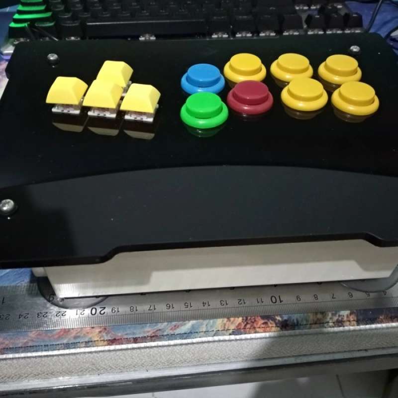 Promo Pc Mini Mixbox Wasd Arcade Fightstick Fightcade Tekken No Stick ...