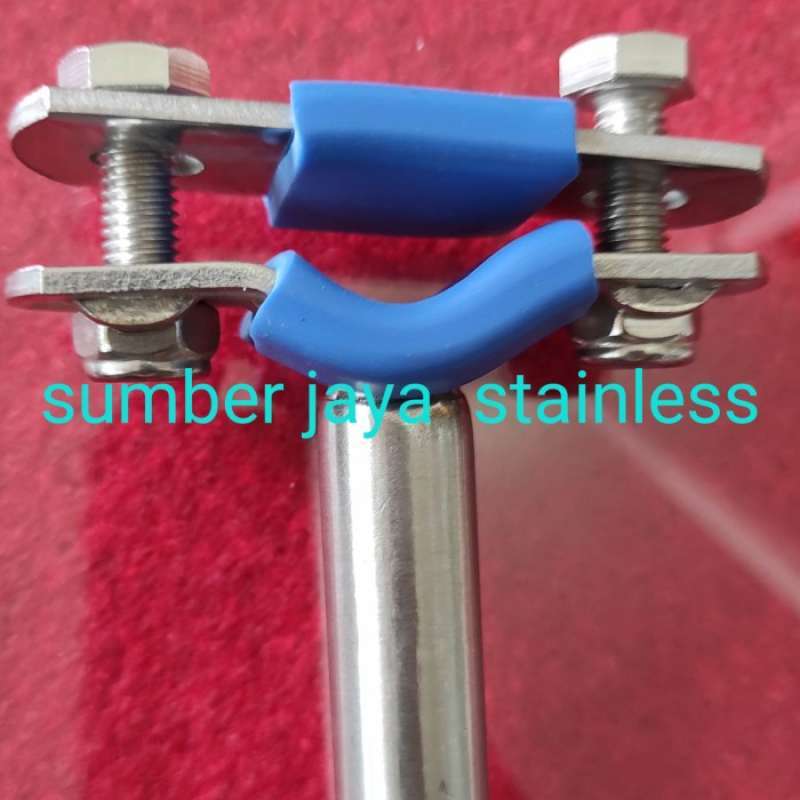 Jual Pipe Holder / Pipa Clamp, Klem Pipa Sanitary Ss304 1/2 Inch di ...
