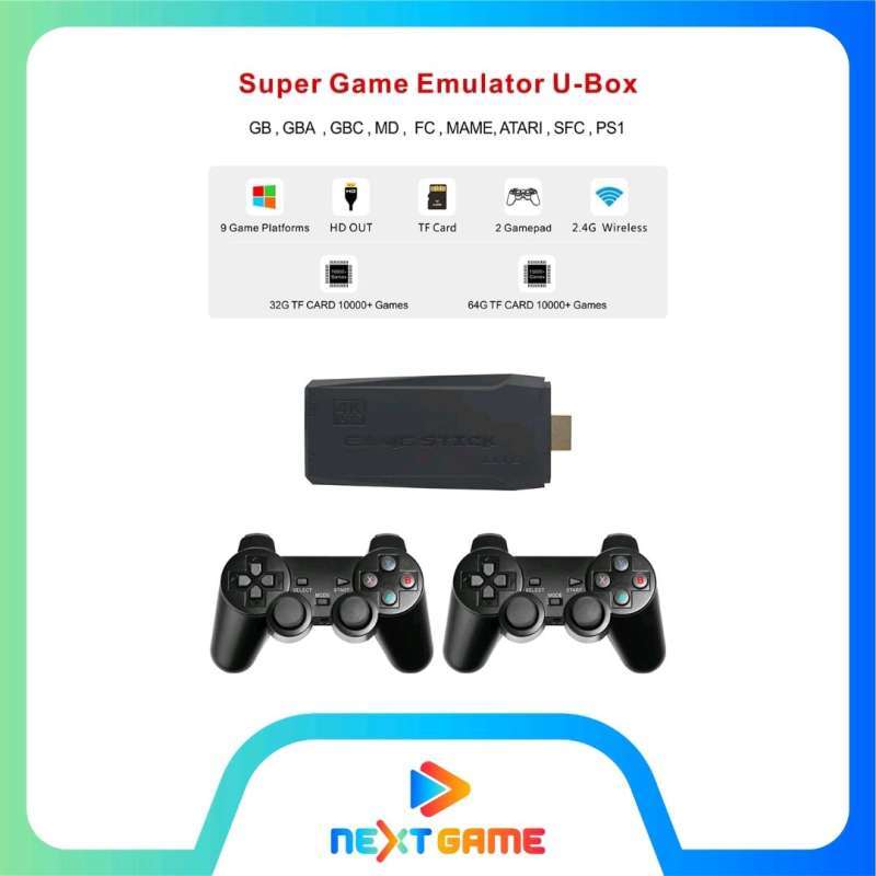 Jual Game Stick Lite 2.4g Wireless Controller Gamepad Di Seller Next ...