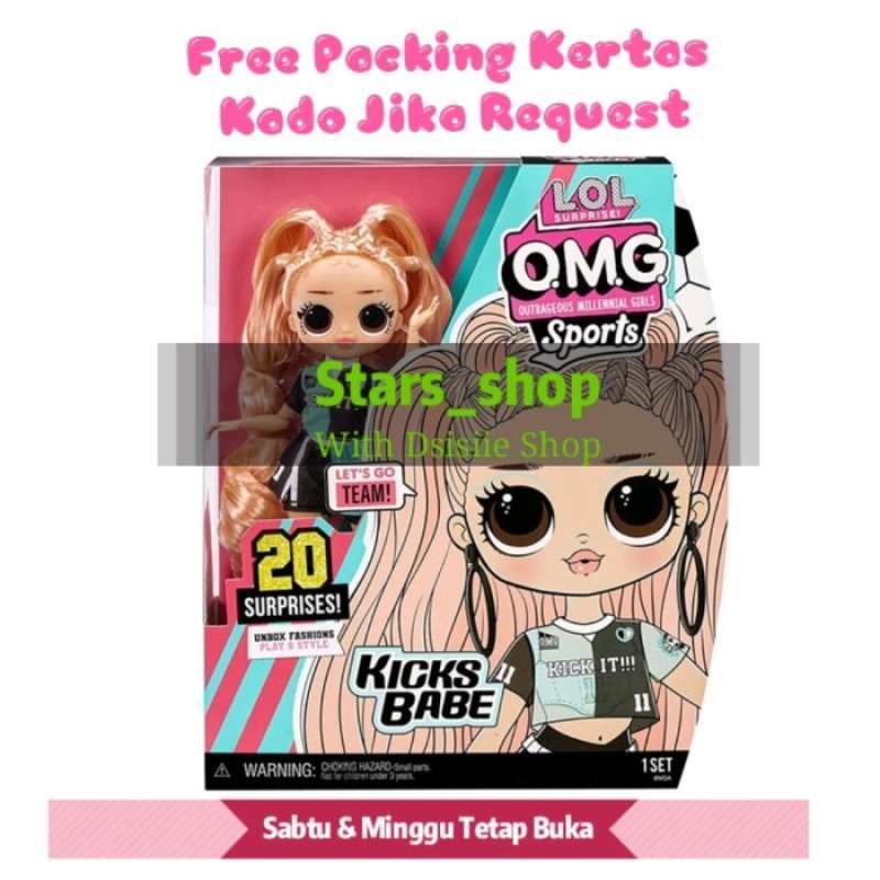 Promo Lol Surprise OMG Sports Doll Kicks Babe Original / Figure Set ...