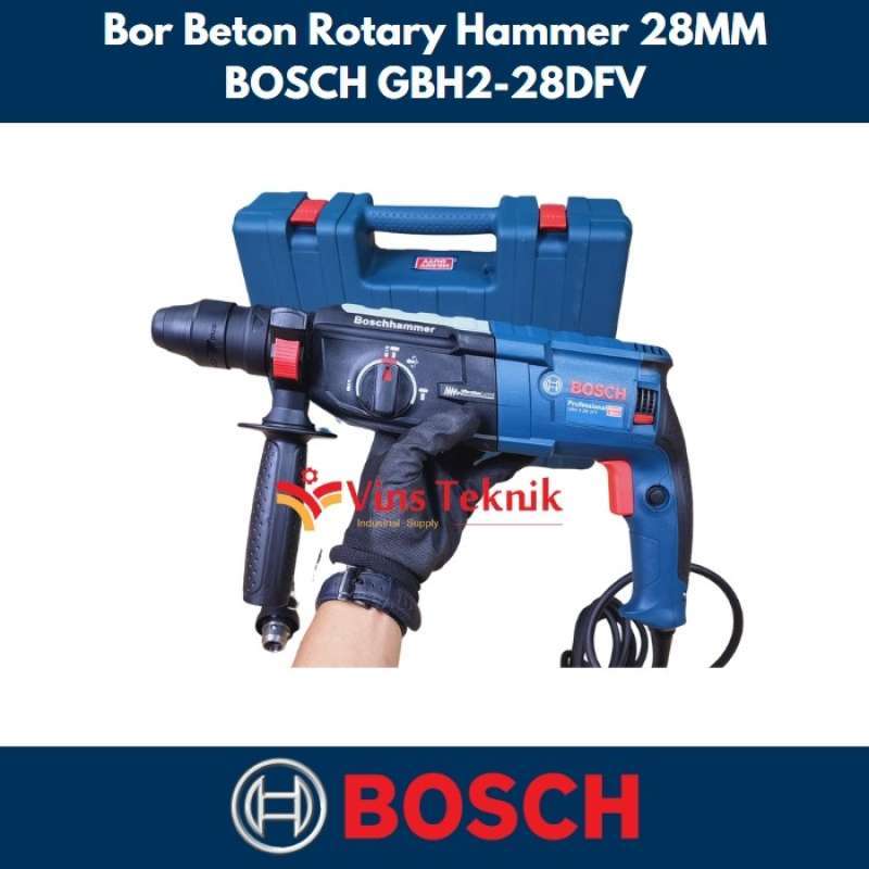 Jual Mesin Bor Beton 28mm Gbh2-28dfv Rotary Hammer Bosch Gbh 2-28 Dfv ...