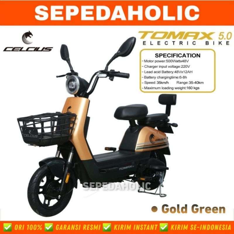 Sepeda Listrik Tomax Original - Harga & Model Terbaru Juni 2024 | Blibli
