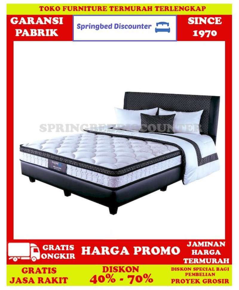 Jual Springbed Kasur Comforta Superfit Super Fit Neo Silver 90x200 Set ...