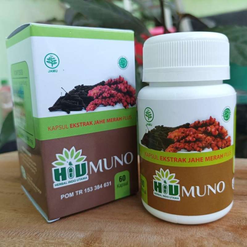 Jual HIUMUNO Herbal Indo Utama - HiU Muno Jahe Merah plus Cabe Jawa ...