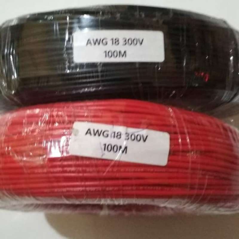 Promo Kabel Awg 18-300 Volt 100m Diskon 23% Di Seller Hubner Store ...
