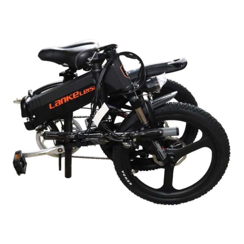 Jual Sepeda Listrik Lipat Lankeleisi - G300 Folding Bike Moped 48v 10ah ...