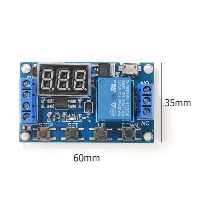 Jual Dc 6 30v Automation Cycle Delay Timer Control Off Switch Relay