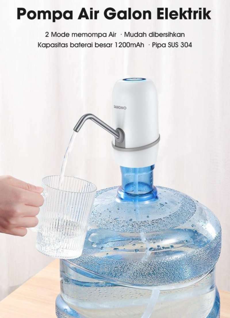 Jual Pompa Galon Elektrik Dispenser Listrik Otomatis Electric Gallon ...