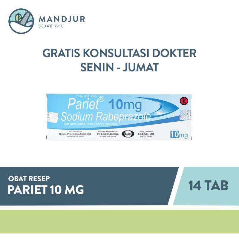 Jual Pariet 10 Mg 14 Tablet Di Seller Apotek Mandjur Official Store - Kebon Sirih, Kota Jakarta ...