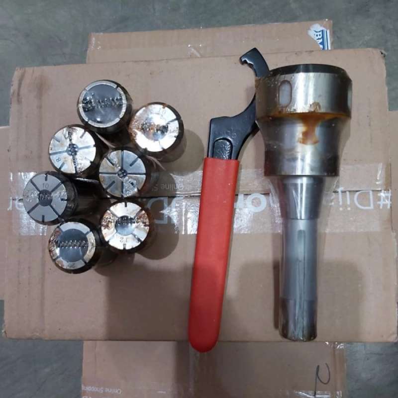 Promo Collet Colet Kolet Arbor Chuck Cekam Milling Miling R8 Oz25 Bukan Nt30 Diskon 17% di ...