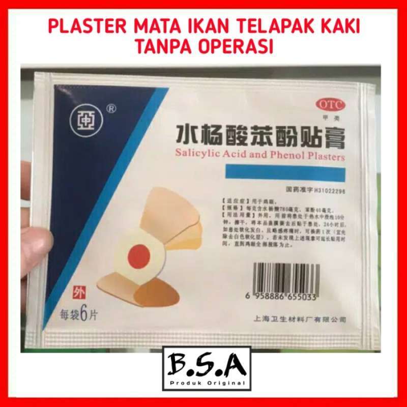 Promo Produk Asli Plaster Mata Ikan Telapak Kaki Parah Tanpa Operasi ...