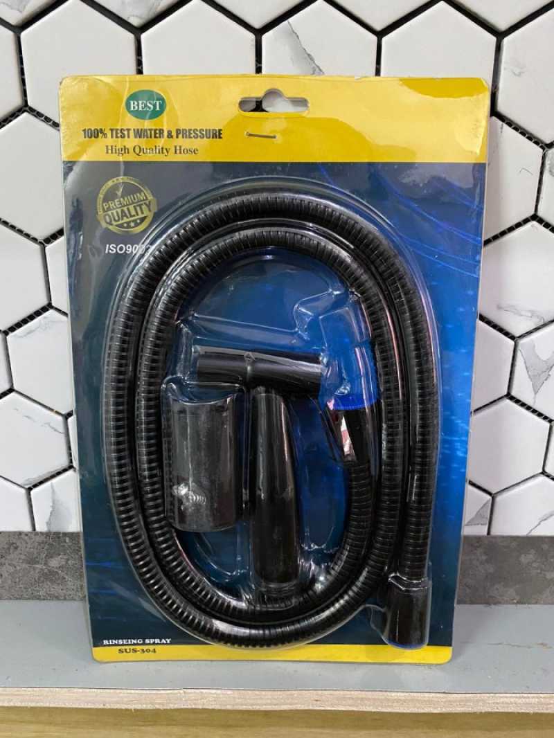 Jual Jet Shower Toilet Bilas Bidet Full Hitam / Jet Washer Black Matte ...