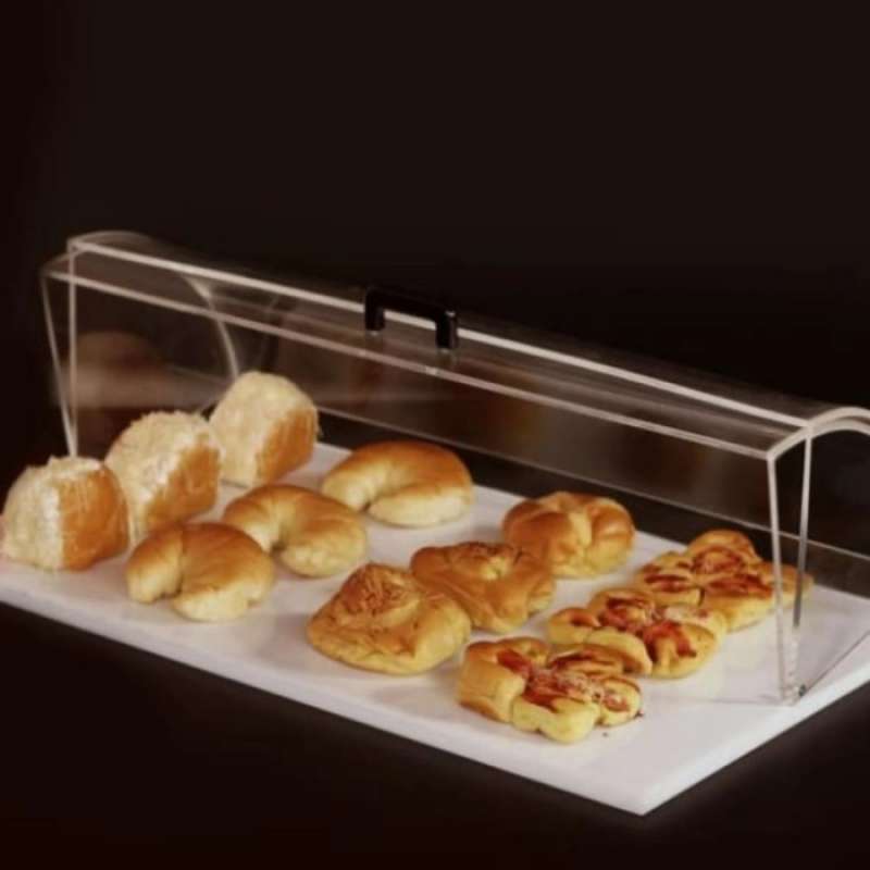 Jual Akrilik Display Makanan/ Display Kue/ Display Roti Acrylic Di ...