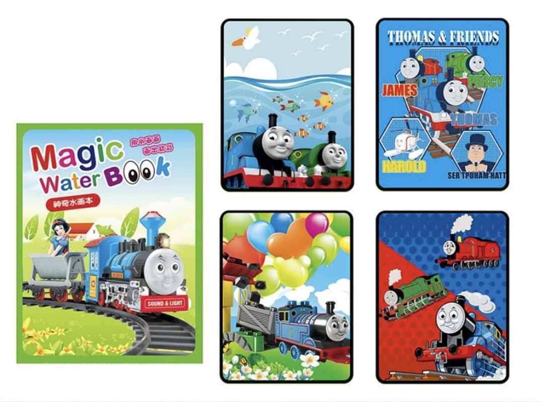 Jual Magic Water Book Buku Gambar Mewarnai Ajaib Magic Water Pen Buku ...