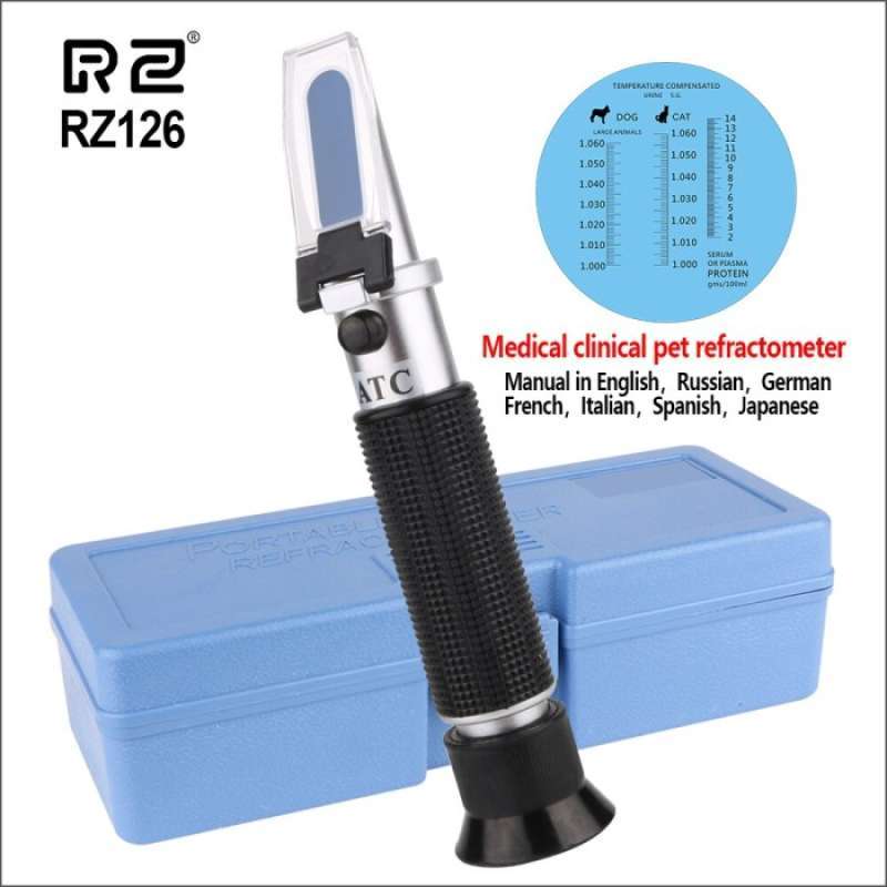 Promo Rz Portable Refractometer Urine Specific Gravity Meter Veterinary ...