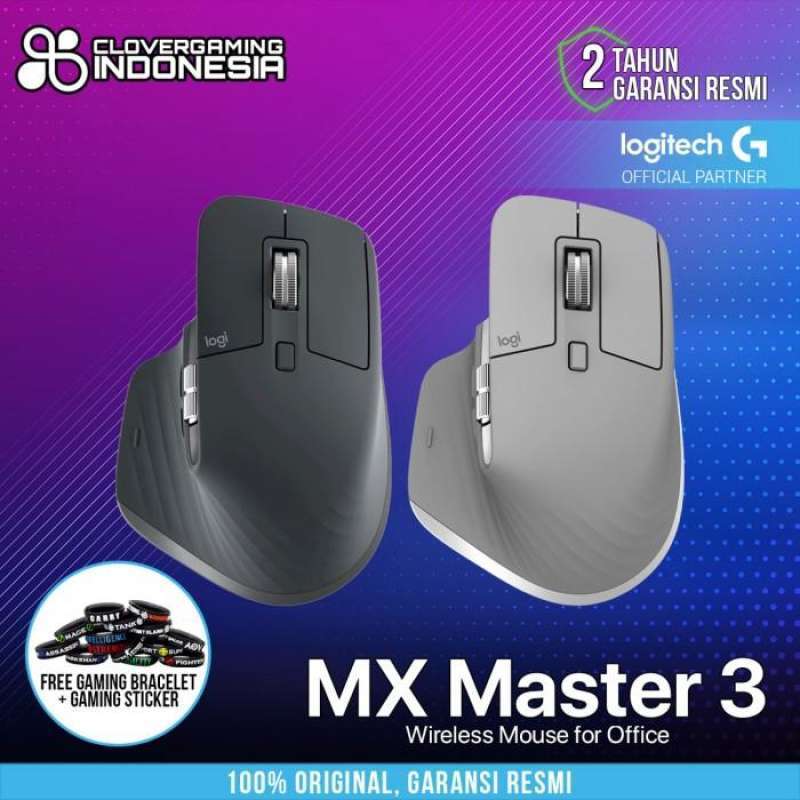 Promo Logitech Mx Master 3 Wireless Bluetooth Mouse Mx Master3 Diskon 5 ...