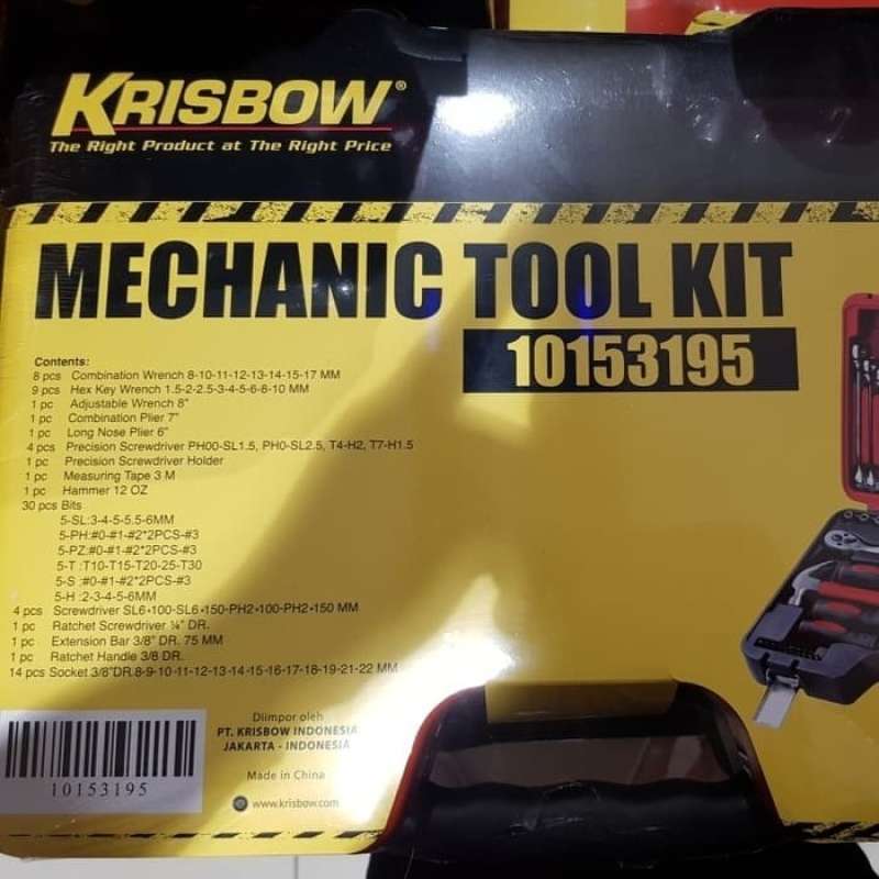Jual Toolkit 78 Box Set Tool Kit Krisbow Kotak Perkakas Mekanik Di ...