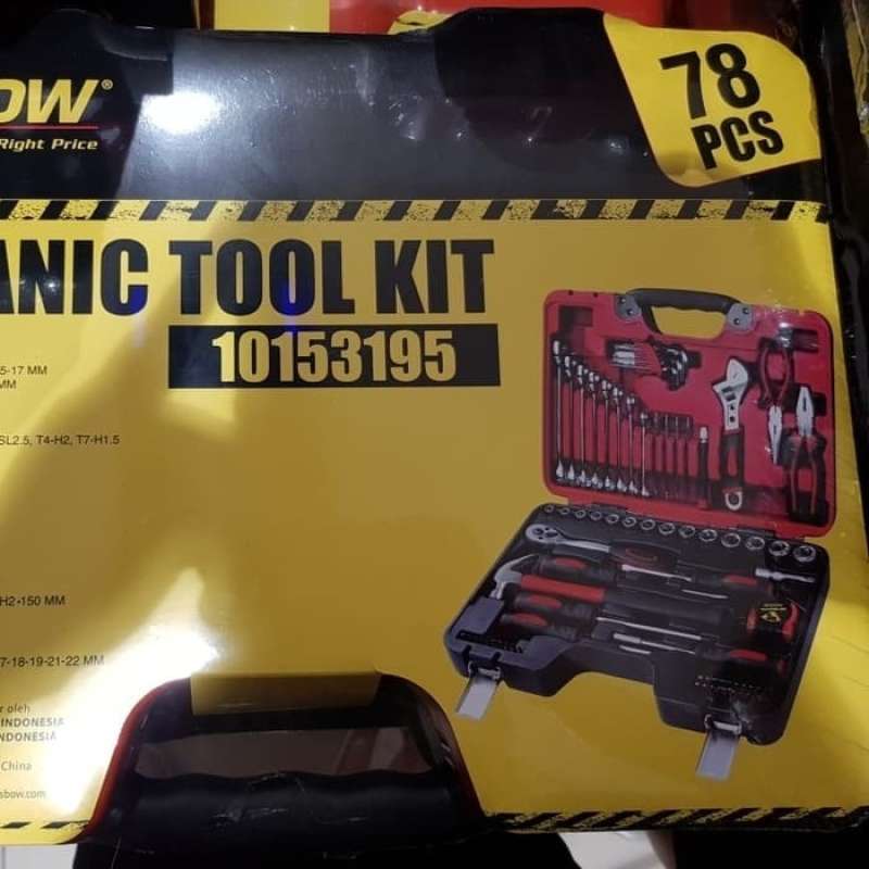 Jual Toolkit 78 Box Set Tool Kit Krisbow Kotak Perkakas Mekanik Di ...