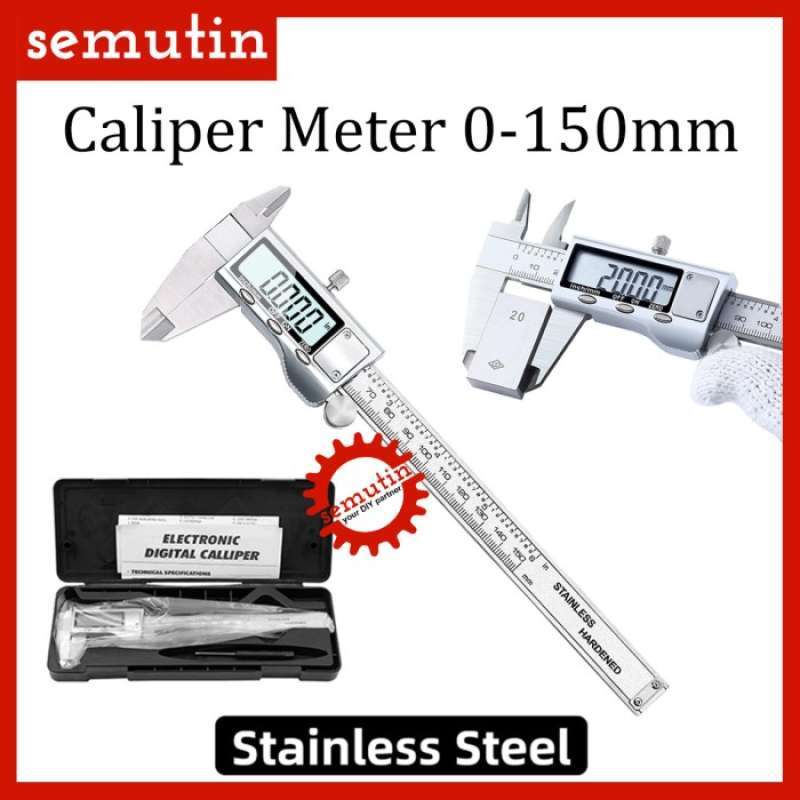 Promo Caliper Meter 0-150mm Stainless Steel / Penggaris Vernier ...
