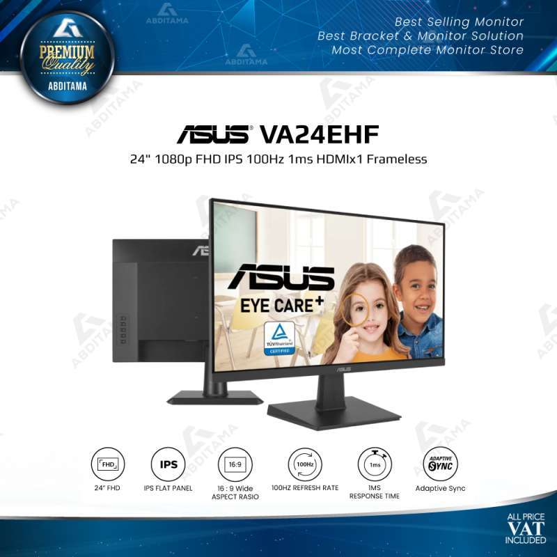 Jual Monitor LED Asus VA24EHF 24 1080p FHD IPS 100Hz 1ms HDMIx1 ...