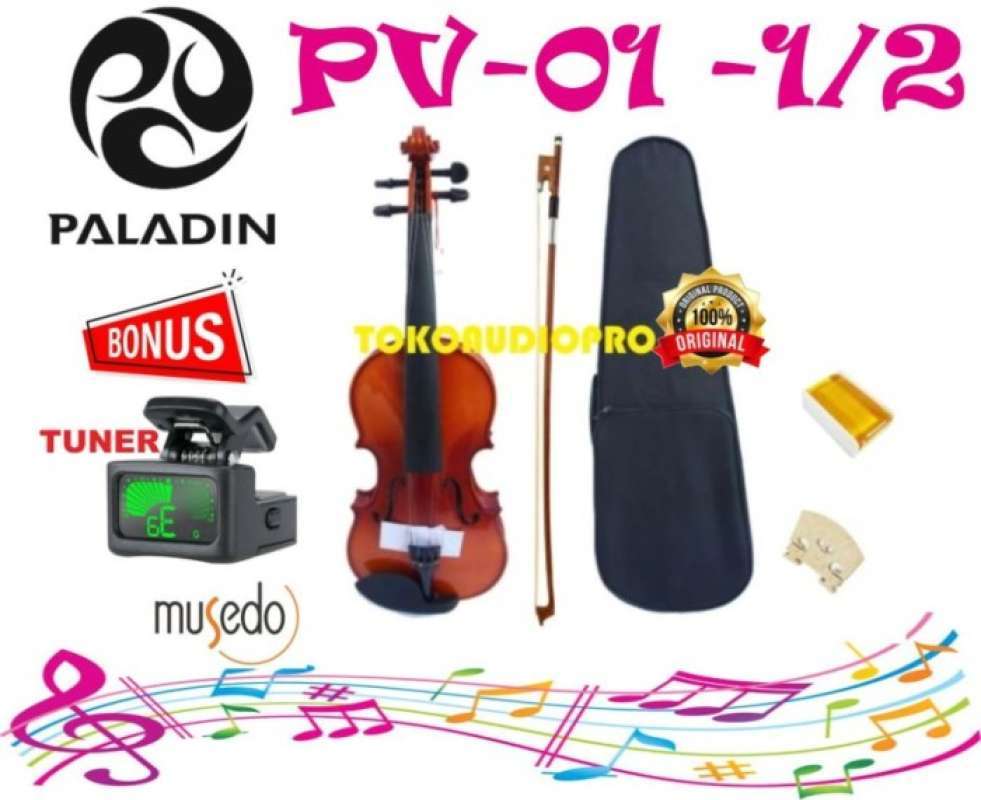 Promo Biola Paladin PV01 - 1/2 , 3/4 , 4/4 Paladin Biola Akustik Diskon 23% di Seller Safala ...