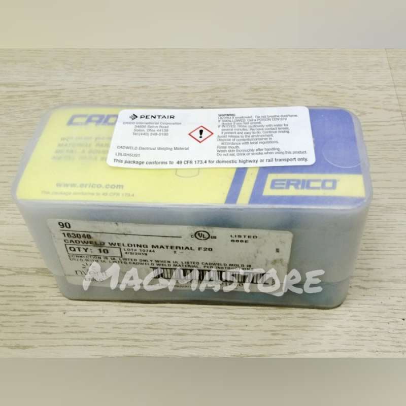 Promo Powder Erico 90 gram exothermic welding Diskon 23% di Seller ...