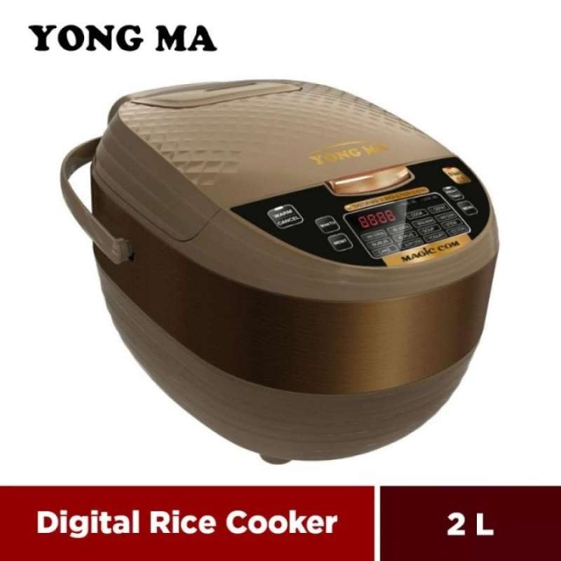 Promo Yong Ma Magic Com SMC-8027N Digital Rice Cooker - Gold Diskon 9% ...