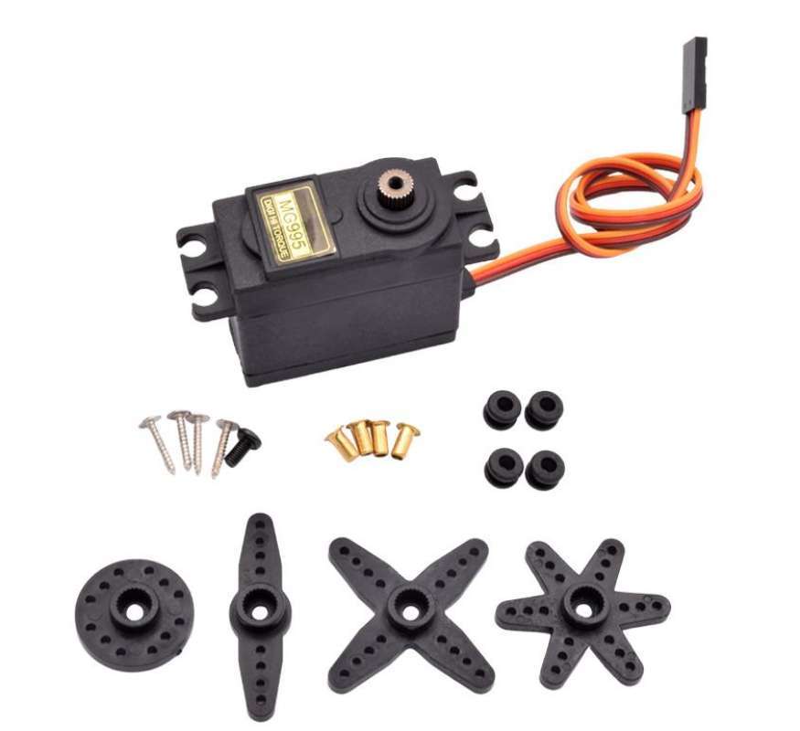 Jual Motor Servo Plastik / Metal Gear High Torque Torsi Mg 995 996 90s ...