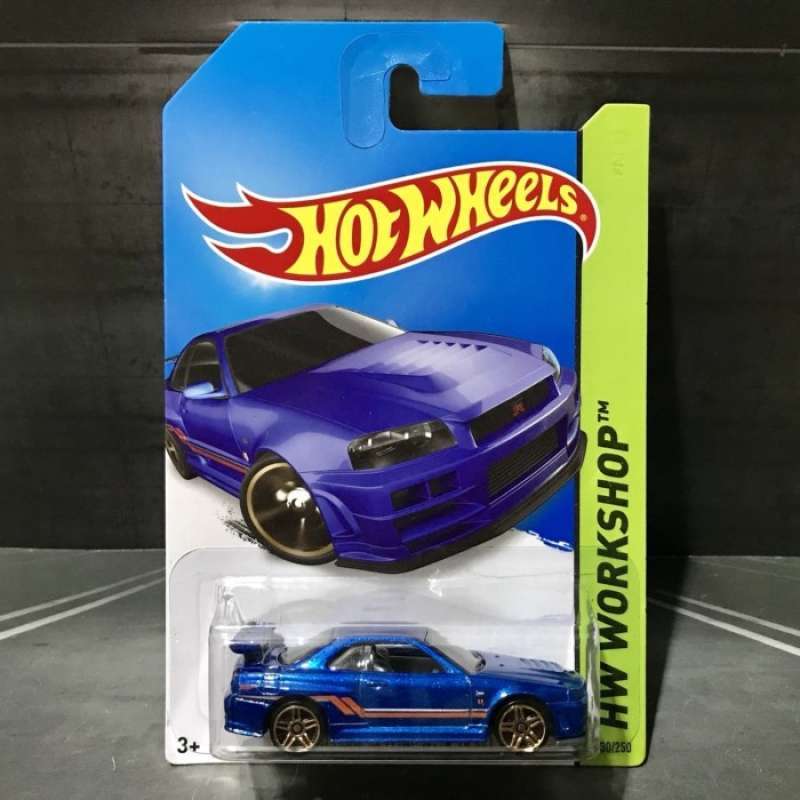 Promo Hot Wheels Nissan Skyline Gtr R34 Blue Diskon 23% di Seller ...