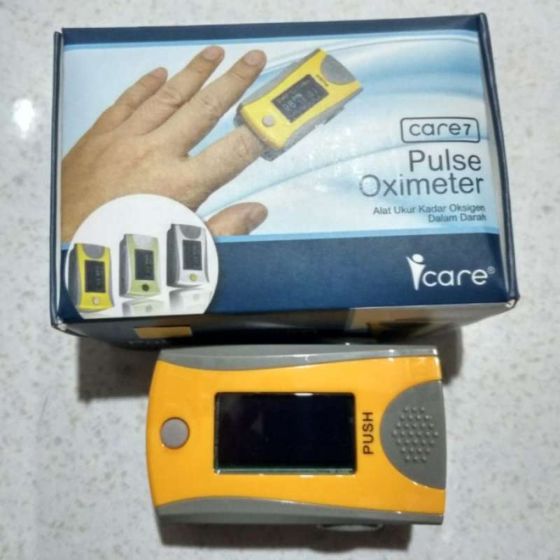 Jual Icare Pulse Oximeter Care 7 Fingertip Pulse Oxymeter /saturasi ...