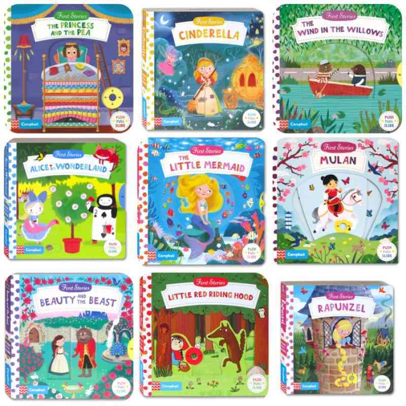 Promo Push Pull Slide Book - First Stories Diskon 23% di Seller Emerald ...
