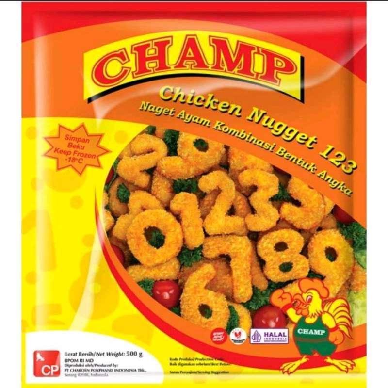 Jual Champ Chicken Nugget 123 500gr Di Seller 3key Frozen - Cipondoh ...