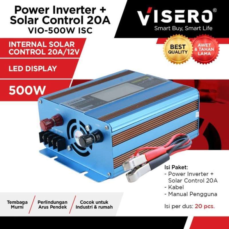 Promo Visero Vio-500w Isc Power Inverter 500w Solar Charge Controller ...