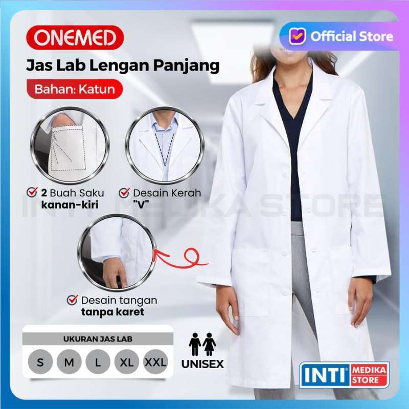Jual Onemed - Jas Lab Lengan Panjang Di Seller Inti Medika Store ...