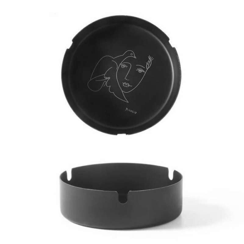 Promo Black Abstract Face Ashtray / Asbak Geometric Hitam Aesthetic ...
